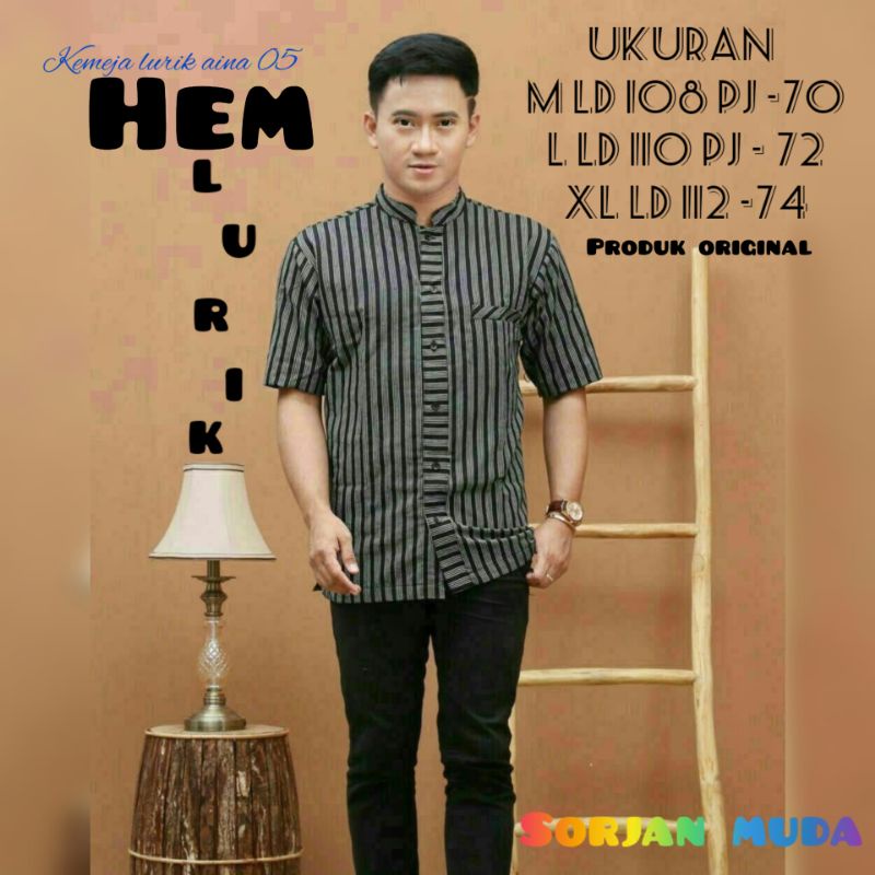Jual hem lurik putih terbaru hem terbaru hem, hem tradisional hem ...