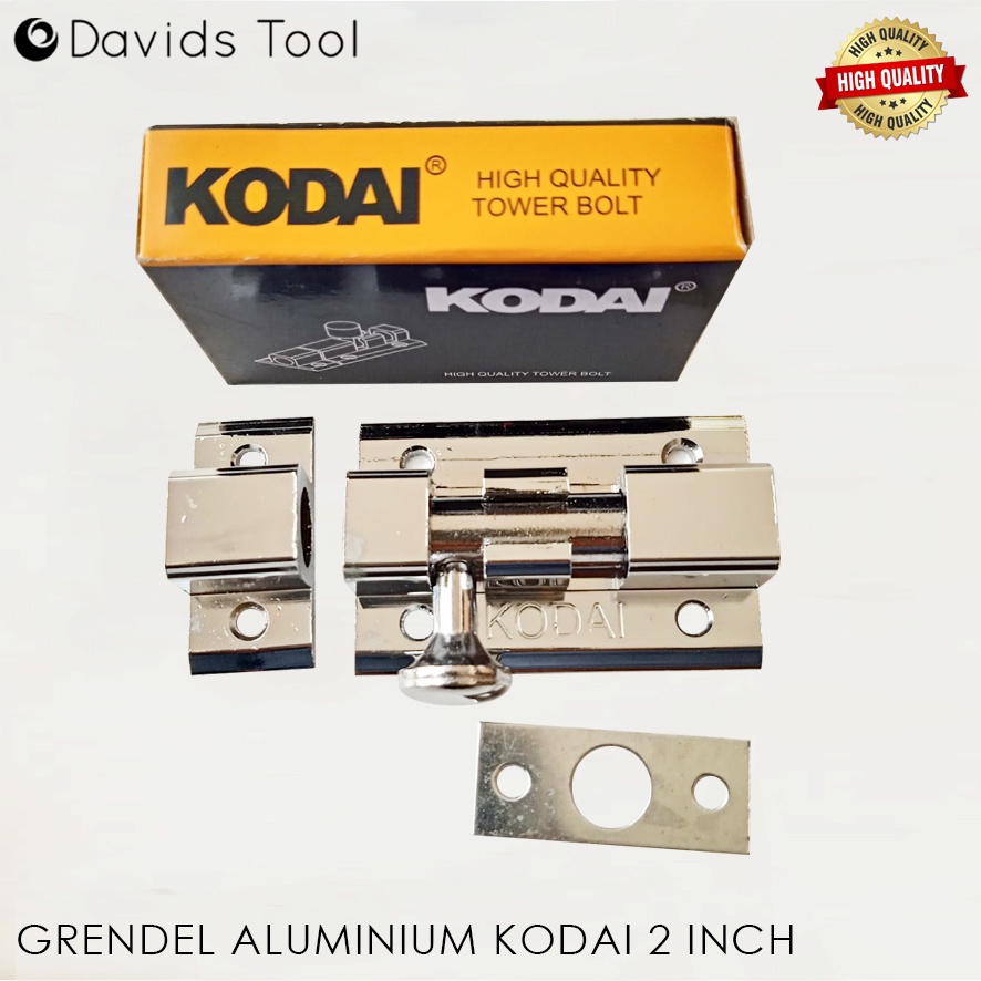 Jual Grendel Pintu Gerendel Jendela Slot Aluminium Alumunium Kodai 2 Inch | Shopee Indonesia