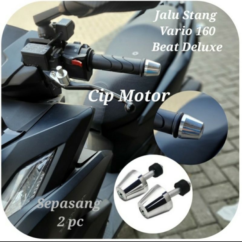 Jual Jalu stang motor chrome Vario 160 Beat Deluxe Scoopy | Shopee ...