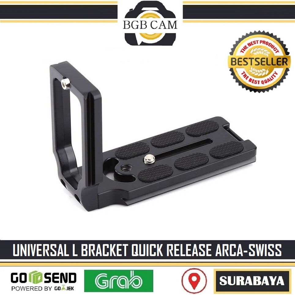 Jual L Bracket Arca-Swiss Quick Release Plate for Universal Camera ...
