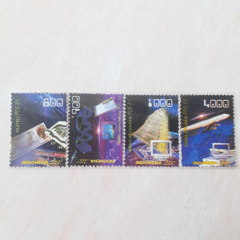 Jual (A) Perangko Indonesia POS 21 Tahun 2000 set lengkap - 4pcs ...