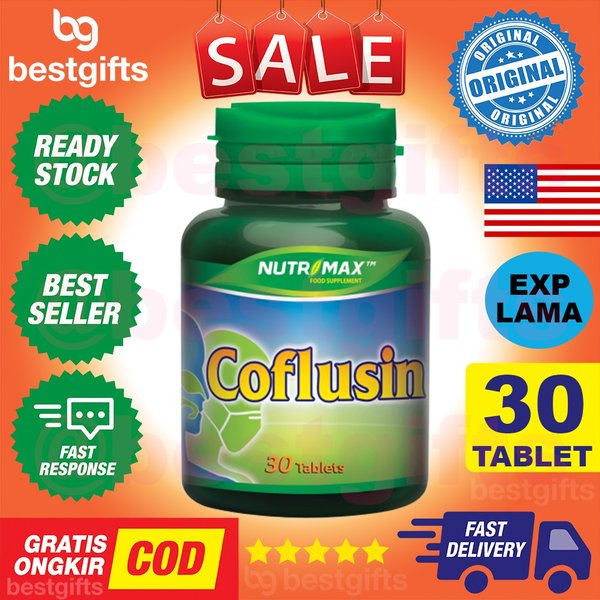 Jual Nutrimax Coflusin Vitamin Obat Herbal Batuk Flu Pilek Sinus Anti ...