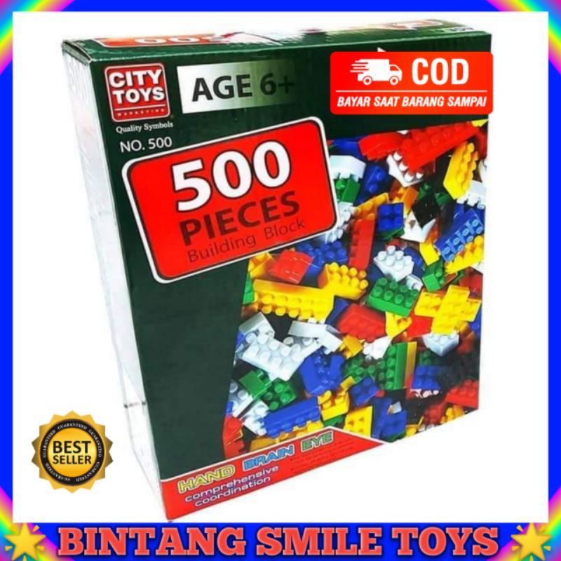 Jual MAIANAN ANAK BLOCKS BALOK DUS SUSUN ISI 500PCS / MAIANN BUILDING ...