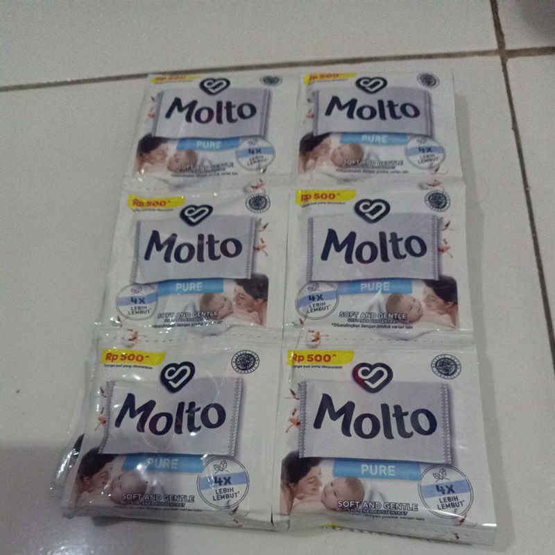 Jual Molto 500an putih soft and gentle (24 sachet) | Shopee Indonesia