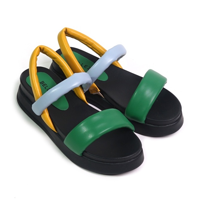 Jual BELLEZA MALL - Platform Sandals FORI Three Color | sendal wedges ...