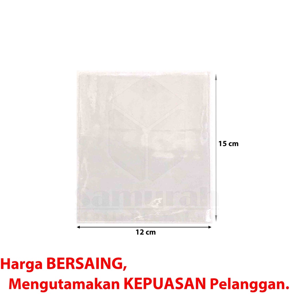 Jual Plastik OPP Kaca Lebar 12 x 15 cm Bening / Plastic Souvenir Ukuran ...