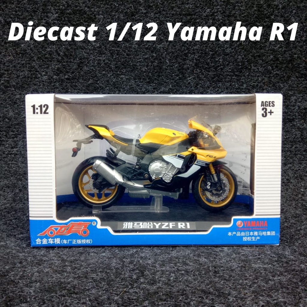Jual Diecast 1/12 Yamaha YZF R1 | Shopee Indonesia