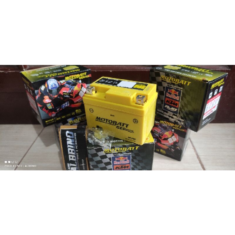 Jual Aki kering MOTOBATT MTZ5S MTX3L aki baht GTZ-5S Tiger Megapro CB ...
