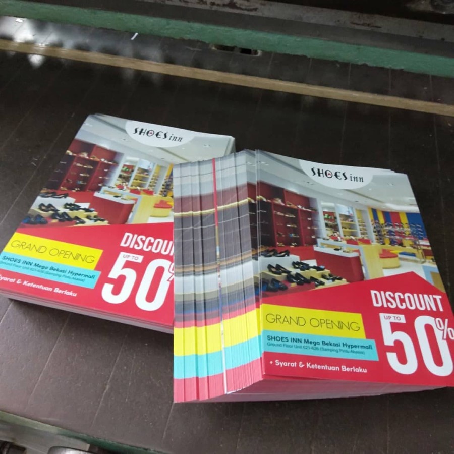 Jual Cetak Brosur A5 Art Paper Full Colour 2 sisi / Flyer - Custom ...