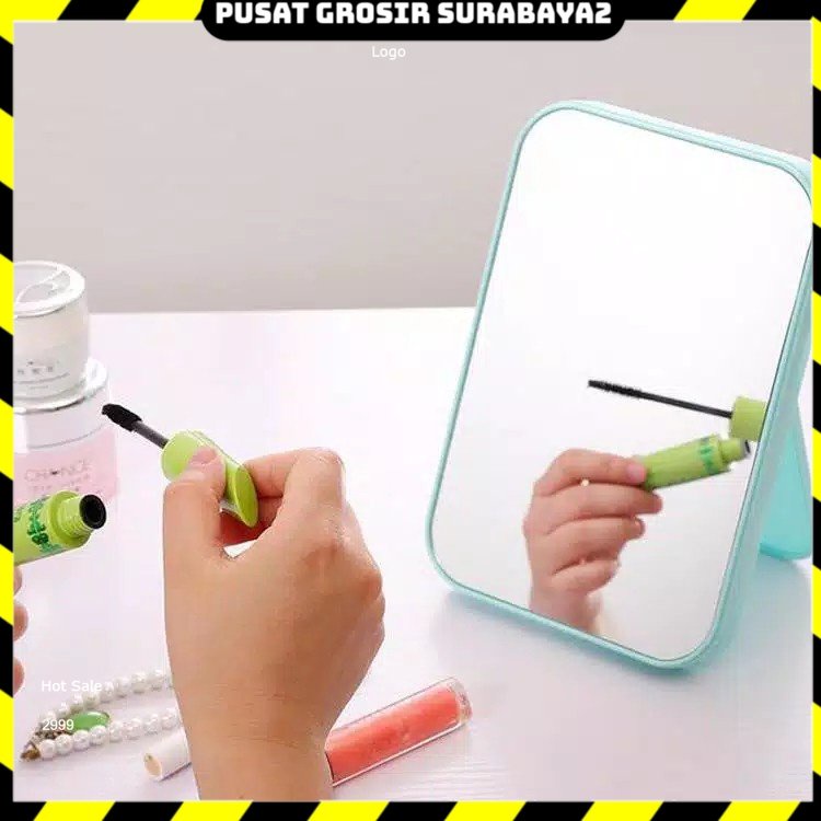 Jual Kaca Rias Make Up Cermin Lipat Persegi Simple Portable Murah ...