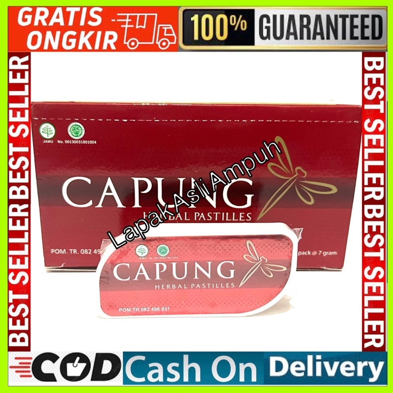 Jual Capung Herbal Pastilles - Permen Hisap Untuk Melegakan Pernafasan ...