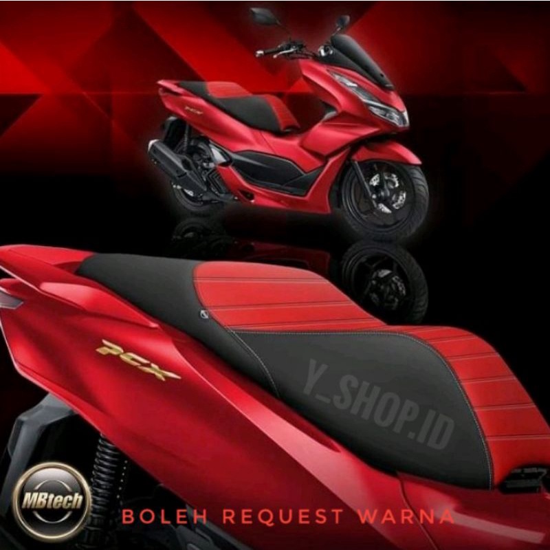 Jual Cover Kulit Jok Motor Pcx 150 160 Kulit Jok Semi Single Seat ...