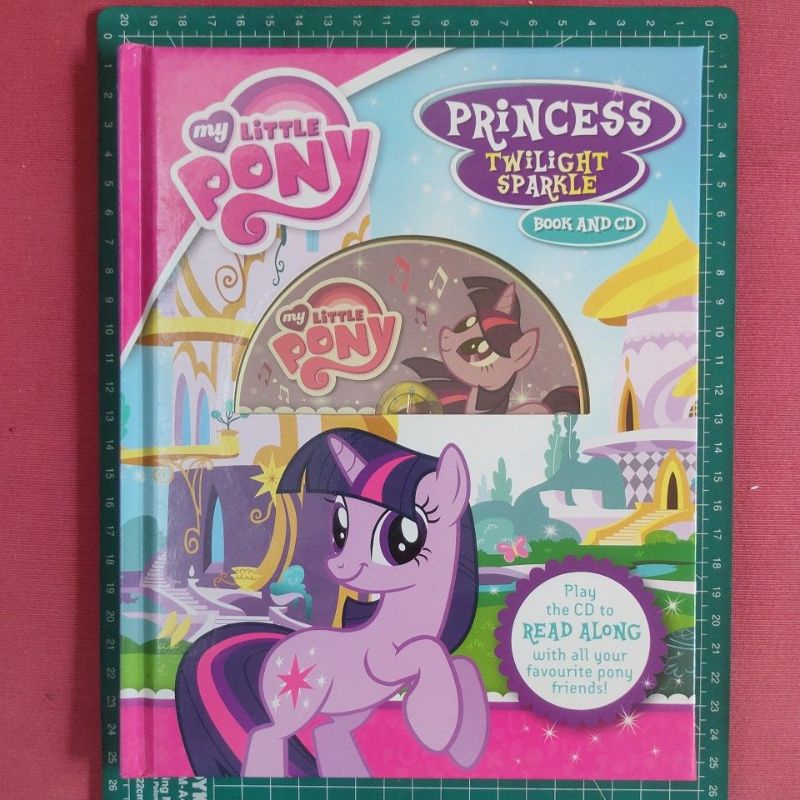 Jual my little pony. princess twilight sparkle. book and CD | Shopee ...