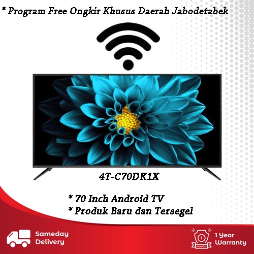 Jual Sharp 70 inch 4K Ultra-HDR Android TV With Google Assistant 4T ...