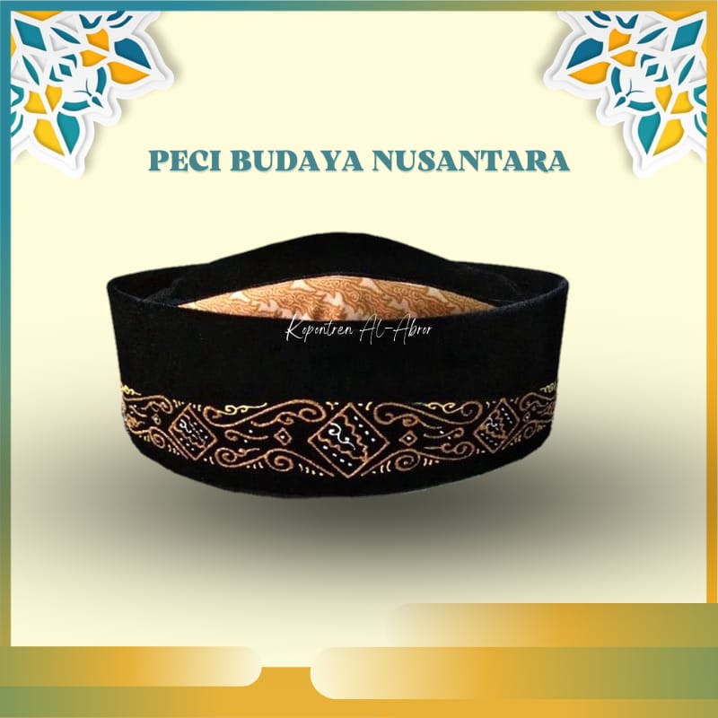 Jual PECI SONGKOK KOPYAH PRIA SUSUN AC MOTIF BATIK BUDAYA NUSANTARA ...