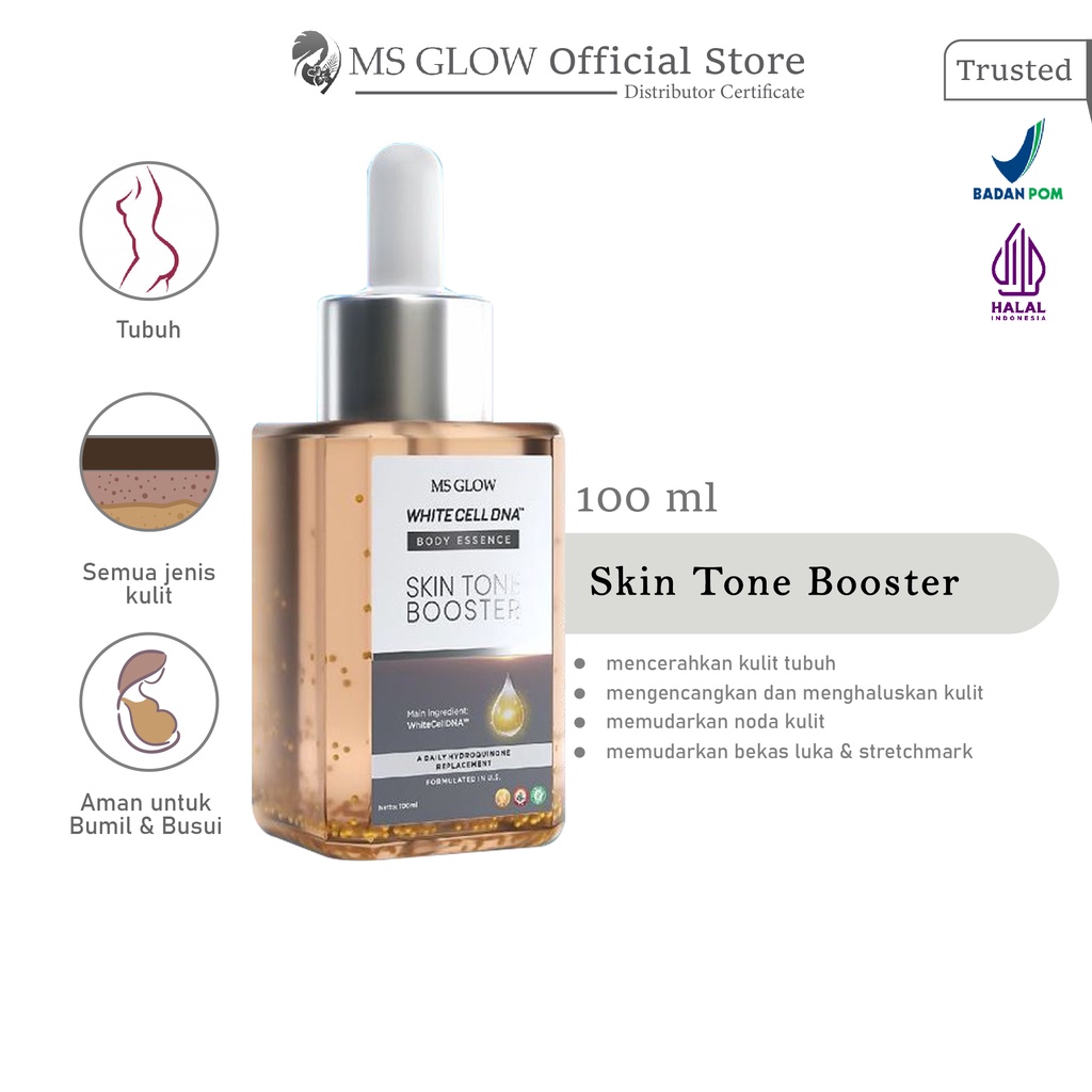 Jual MS GLOW SKIN TONE BOOSTER | Shopee Indonesia