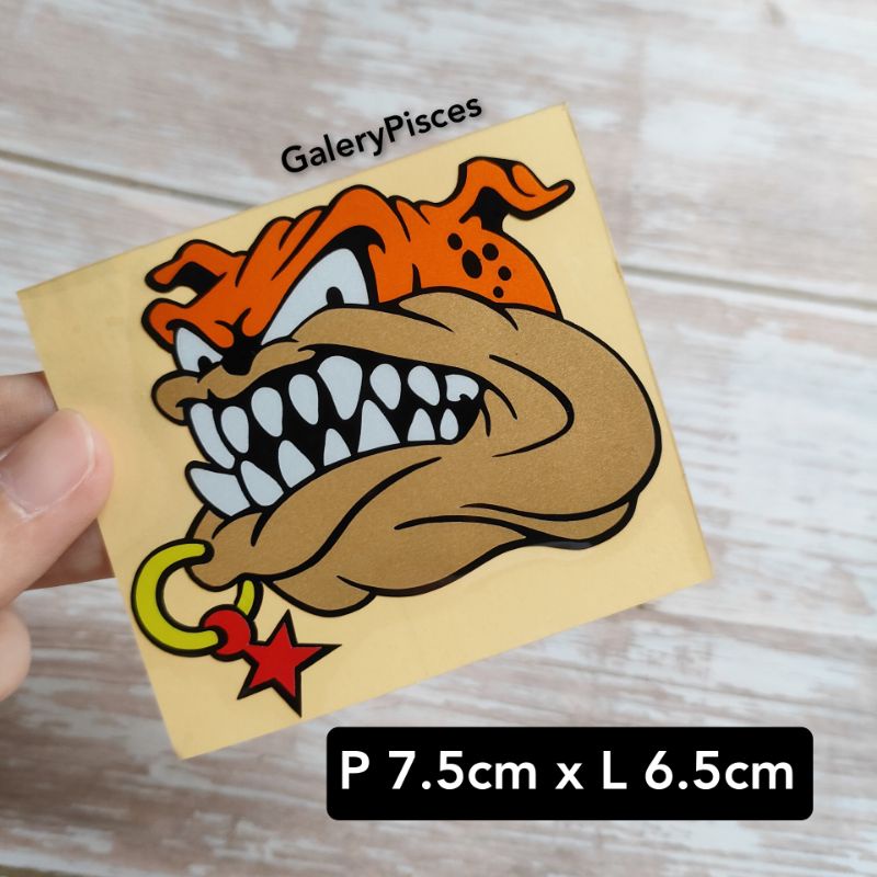 Jual STIKER MOTOR GAMBAR ANJING STICKER CUTTING STIKER LUCU | Shopee ...