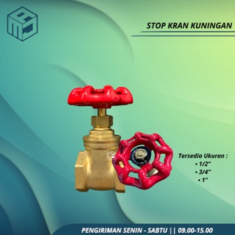 Jual Gate Valve Kuningan Stop Kran Putaran Kran Air 3/4" Inch | Shopee ...
