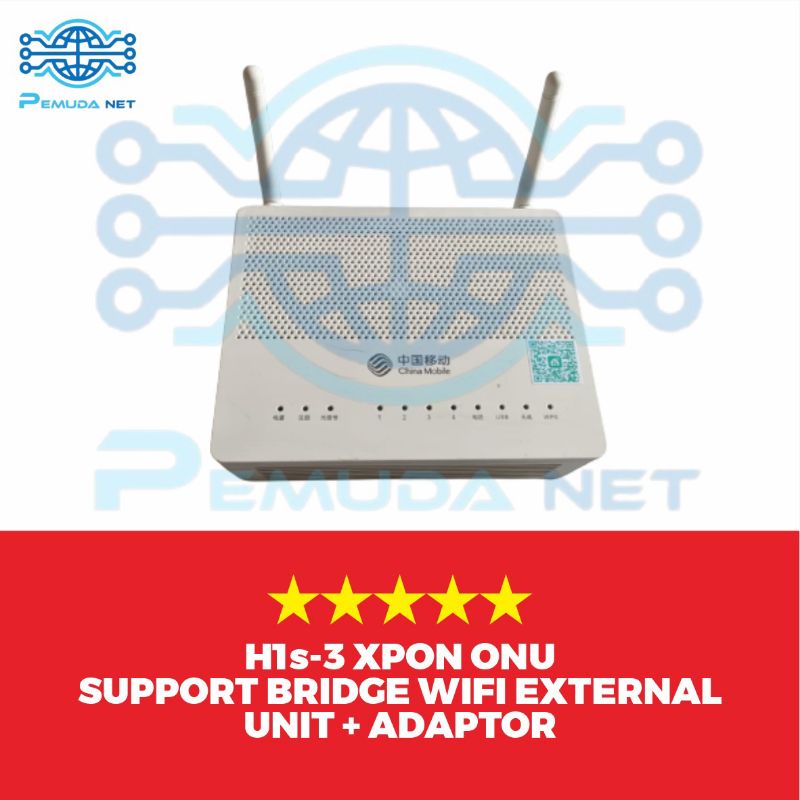 Jual H1s-3 XPON EPON GPON ONU ONT SUPPORT BRIDGE, BUKAN ZTE F460 DAN ...