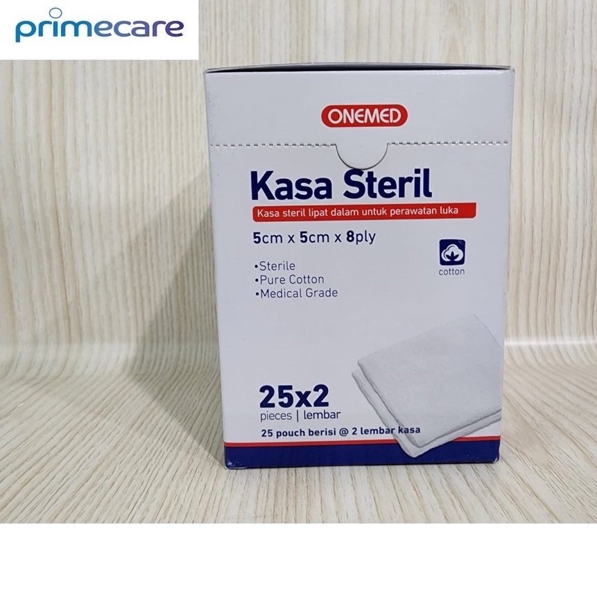 Jual Kasa Steril 5x5cm Onemed / Gauze Swab Steril | Shopee Indonesia