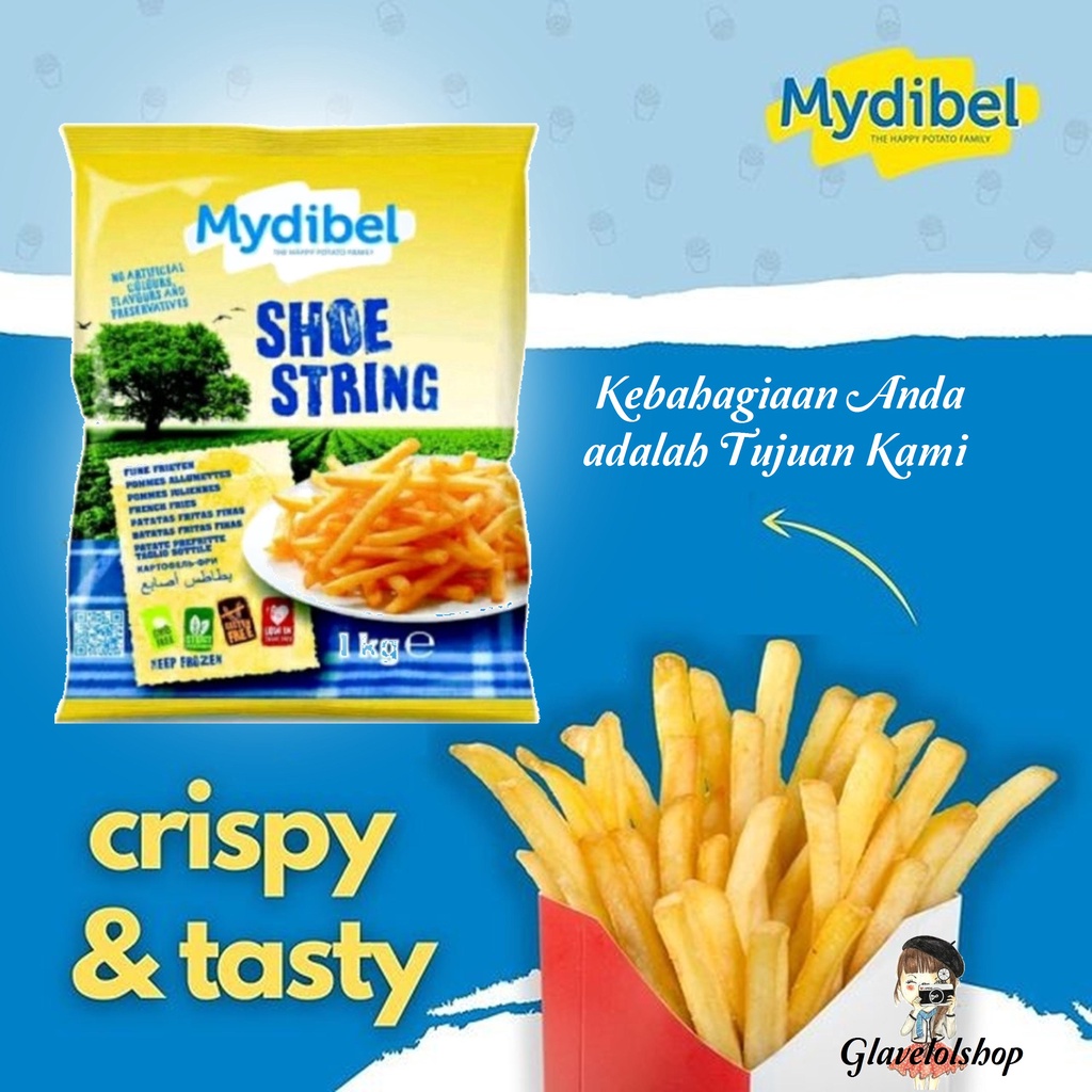 Jual KENTANG GORENG / FRENCH FRIES / MYDIBEL SHOESTRING/MYDIBEL CRINCLE ...
