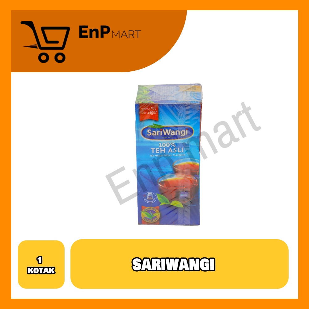 Jual Teh Celup Sariwangi Box - 1 box isi 25 pcs | Shopee Indonesia