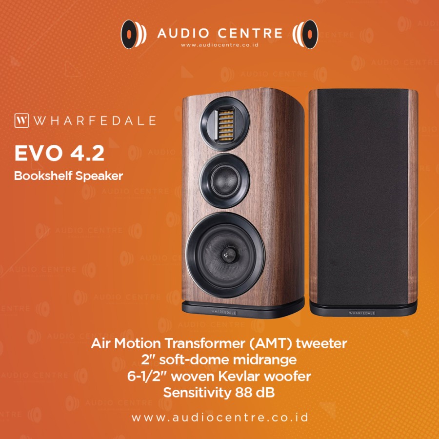 Jual Wharfedale Evo 4.2 / Evolution 4.2 / Evo42 Bookshelf Speaker | Shopee Indonesia