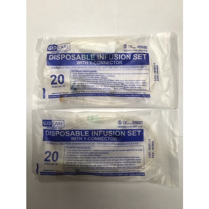 Jual Infus Set Dewasa / Infusion Set Adult / Selang Infus (ECER ...