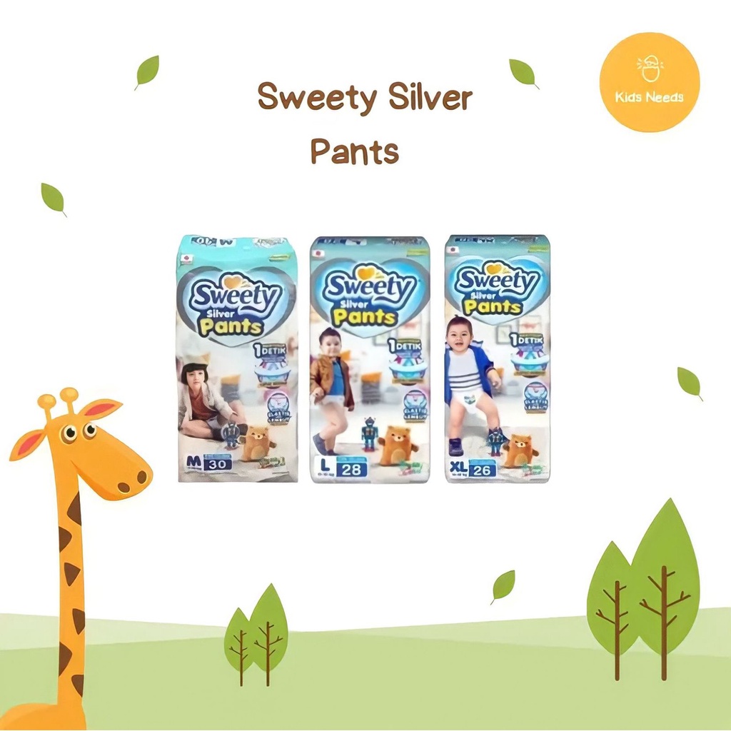 Jual SWEETY Silver Pants ( M , L , XL , XXL ) | Shopee Indonesia