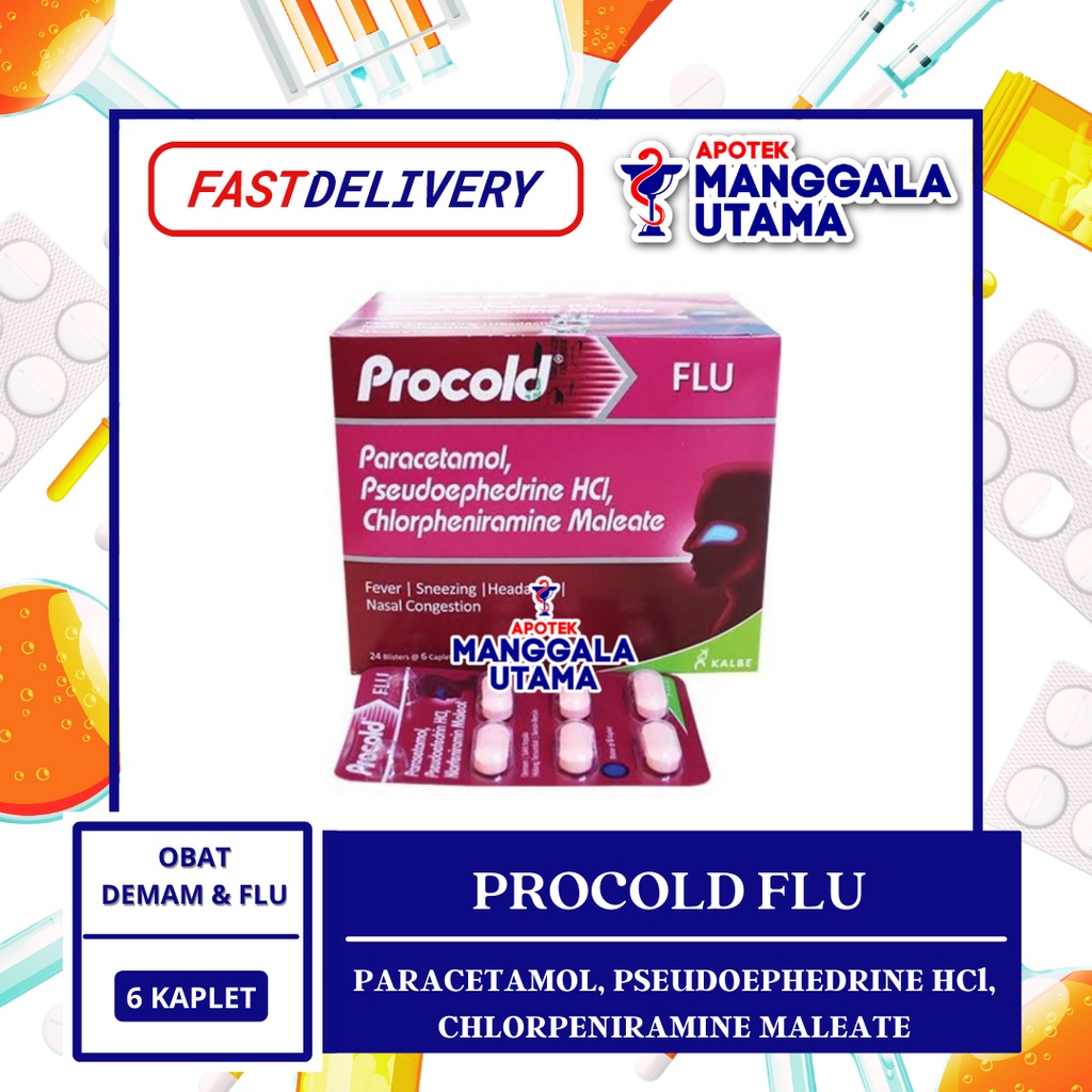 Jual PROCOLD FLU PER STRIP ISI 6 TABLET | Shopee Indonesia