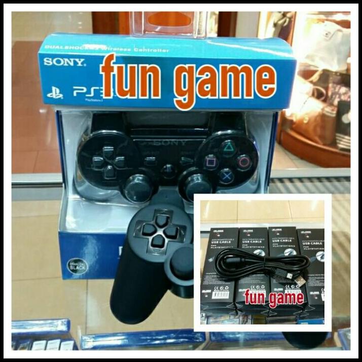 Jual Ps3/Stik Ps3 Wireless Op Paket Kabel Usb Stik | Shopee Indonesia