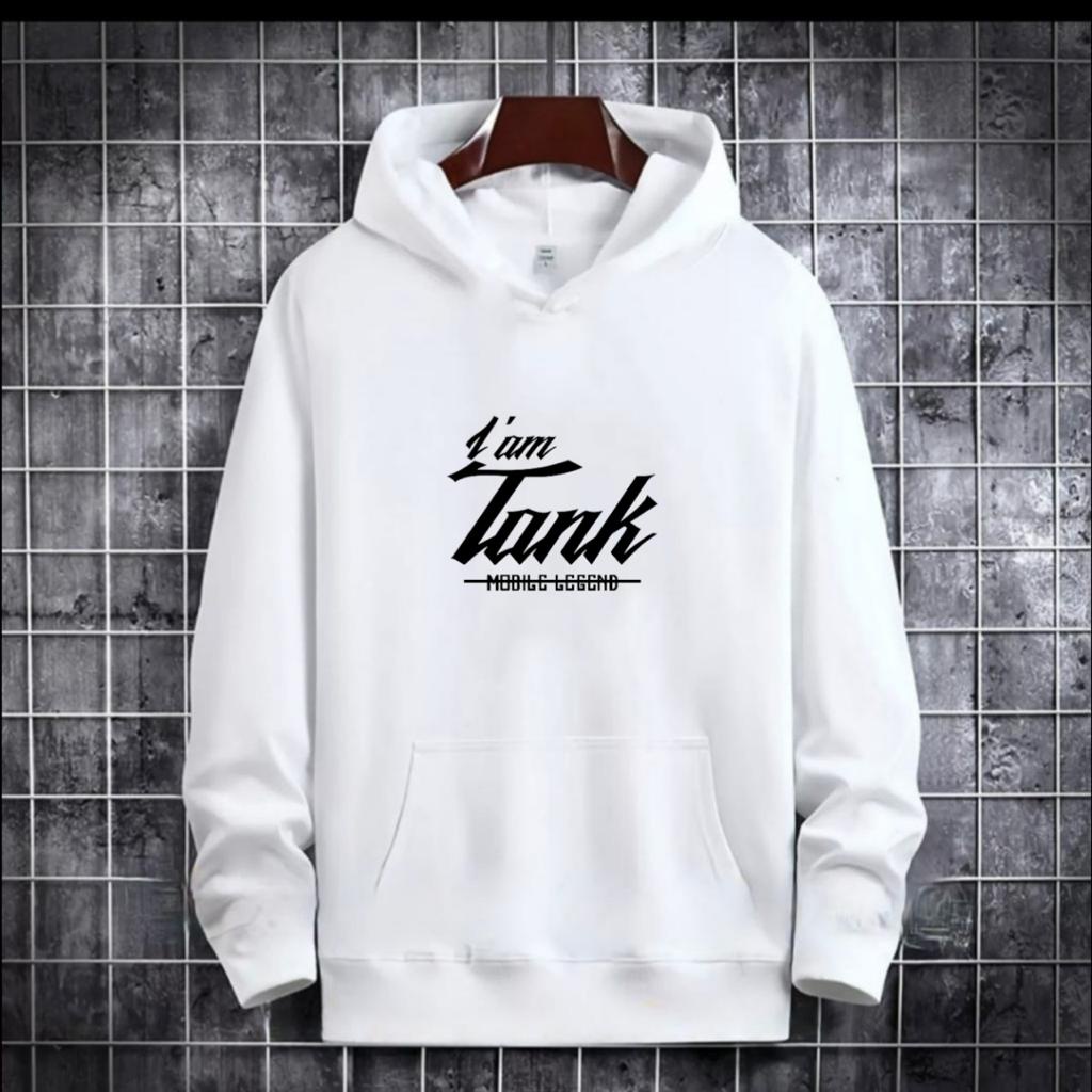 Jual PAKAIAN PRIA / SWEATER HOODIE TULISAN I AM TANK/ HOODIE MURAH ...
