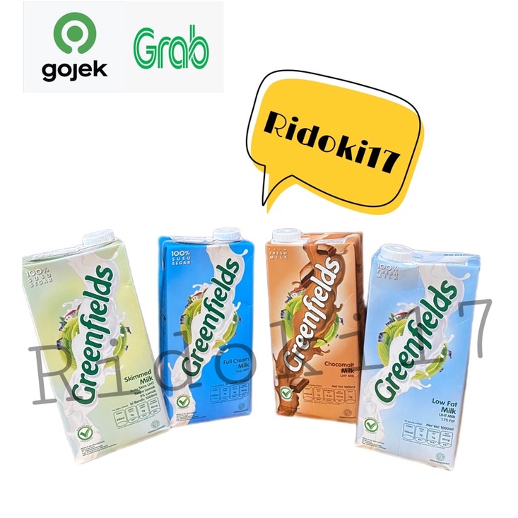 Jual Susu Greenfields UHT 950ml All Variant | Shopee Indonesia