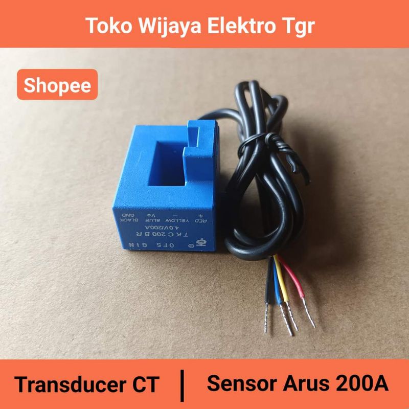 Jual Mesin Las Sparepart | Transducer CT Sensor Arus 200A | Shopee ...