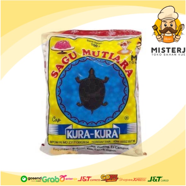 Jual Sagu Mutiara Cap Kura Kura 100gr HALAL | Shopee Indonesia