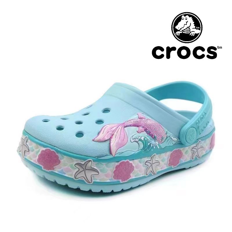 Jual Crocs anak mermaid / sandal crocs anak mermaid / Crocs ariel ...