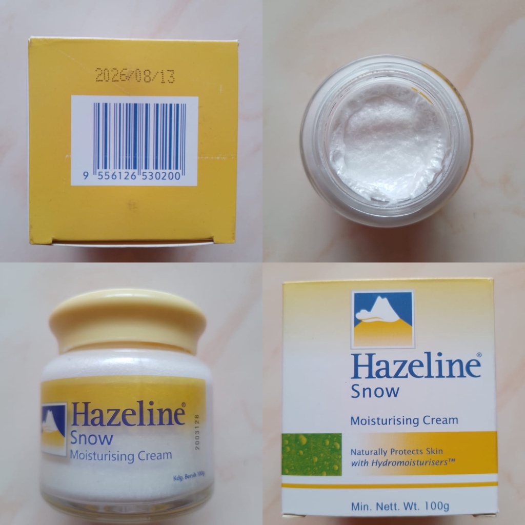 Jual (EXP 2028) Hazeline Snow Kuning Moisturising Cream Singapore 100 ...