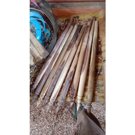Jual landean kayu sono keling halus gagah galih ukuran 60 cm | Shopee ...