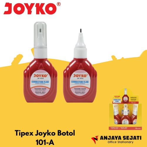 Jual Tipex Joyko Botol 101-A | Tipex Cair | Perlusin (12pcs) | Shopee ...