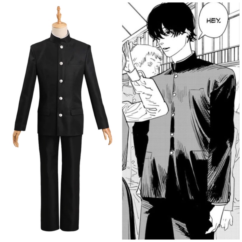 Jual Chainsaw Man Costume Cosplay ⋆ Kostum Makima Aki Denji Kobeni ...