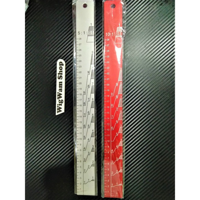 Jual Penggaris Skala Pengaduk Cat (5:1 / 10:1)| Aduk Ukur Takar Paint ...