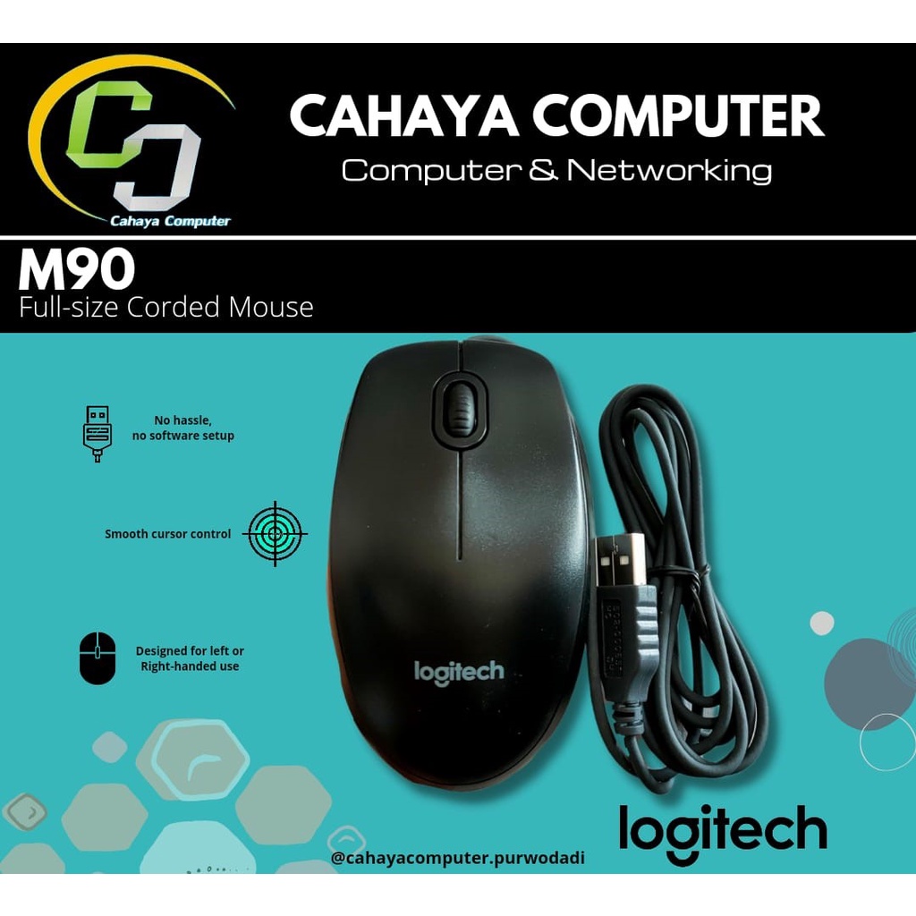 Jual mouse logitech m90 | Shopee Indonesia