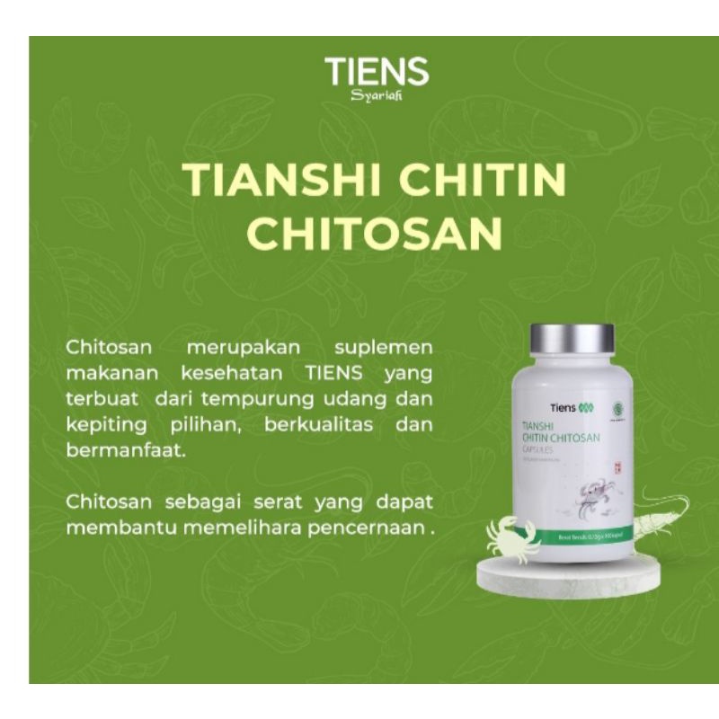 Jual Tianshi Chitin chitosan (TCC) | Shopee Indonesia
