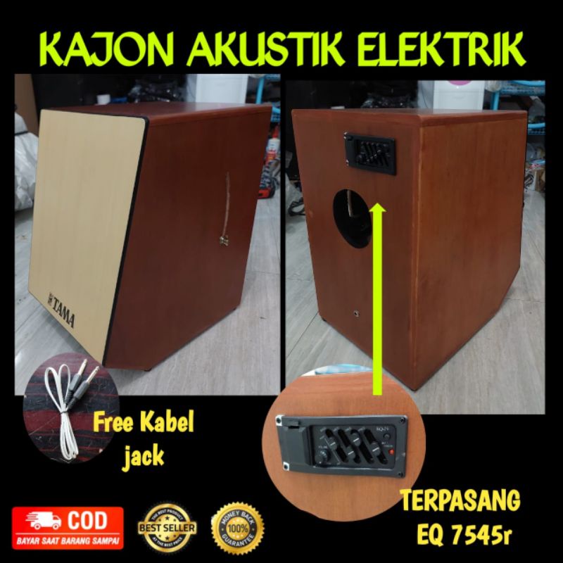 Jual Kajon Akustik Elektrik / Cahon / Drumbox Murah model Trapesium dan ...