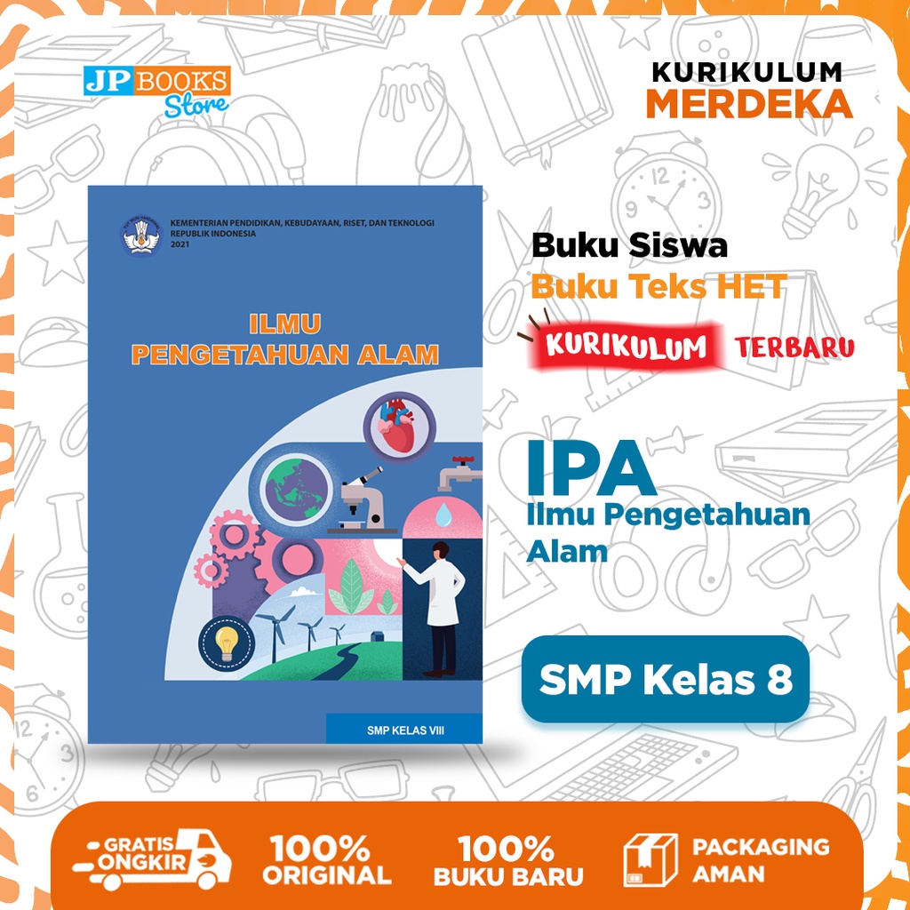 Jual JP Books – Buku Siswa Teks Utama Het Kurmer Sekolah Ipa Smp Kelas 8 - Kurikulum Merdeka ...