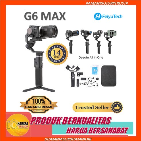 Jual Feiyu G6 Max 3 Axis USB / WiFi Control Gimbal Stabilizer Camera 3in1 Free T-Shirt (By Claim ...