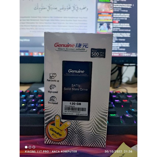 Jual Genuine SSD 120GB Sata III - Garansi 3 tahun | Shopee Indonesia