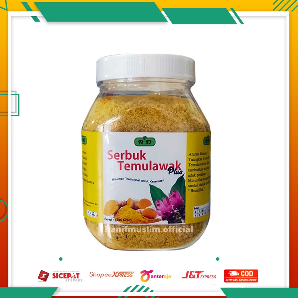 Jual Temulawak Instan Bubuk RD 330 gram Minuman Instan Temulawak RD ...