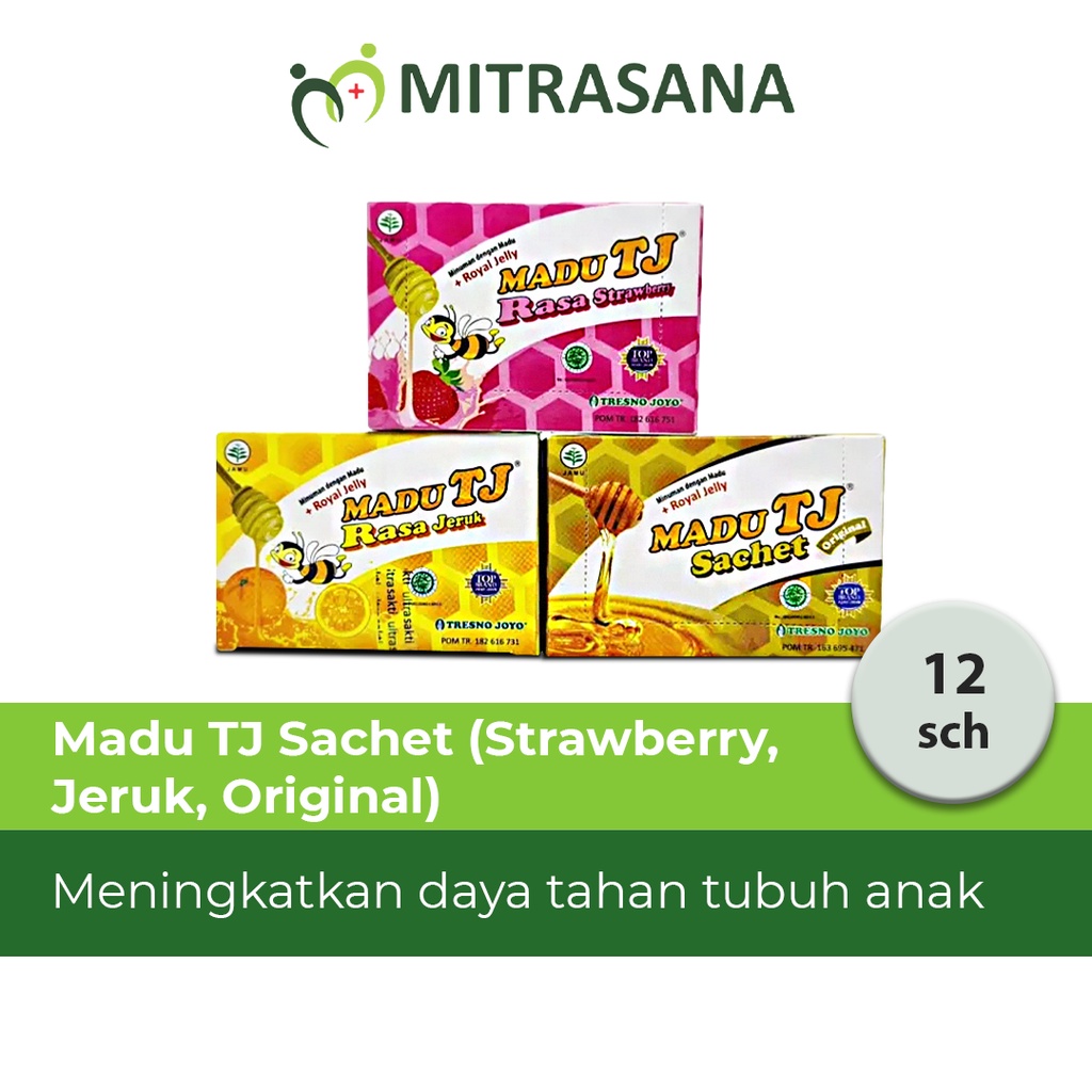 Jual Madu TJ Jeruk - 12 Sachet - Membantu Menjaga Stamina Tubuh ...