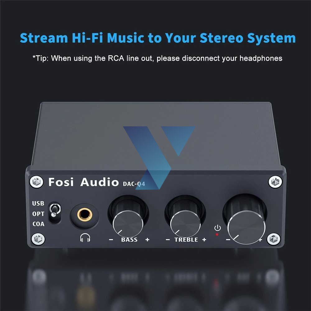 Jual Fosi Audio USB Amplifier HiFi Stereo Gaming DAC & Headphone - DAC ...